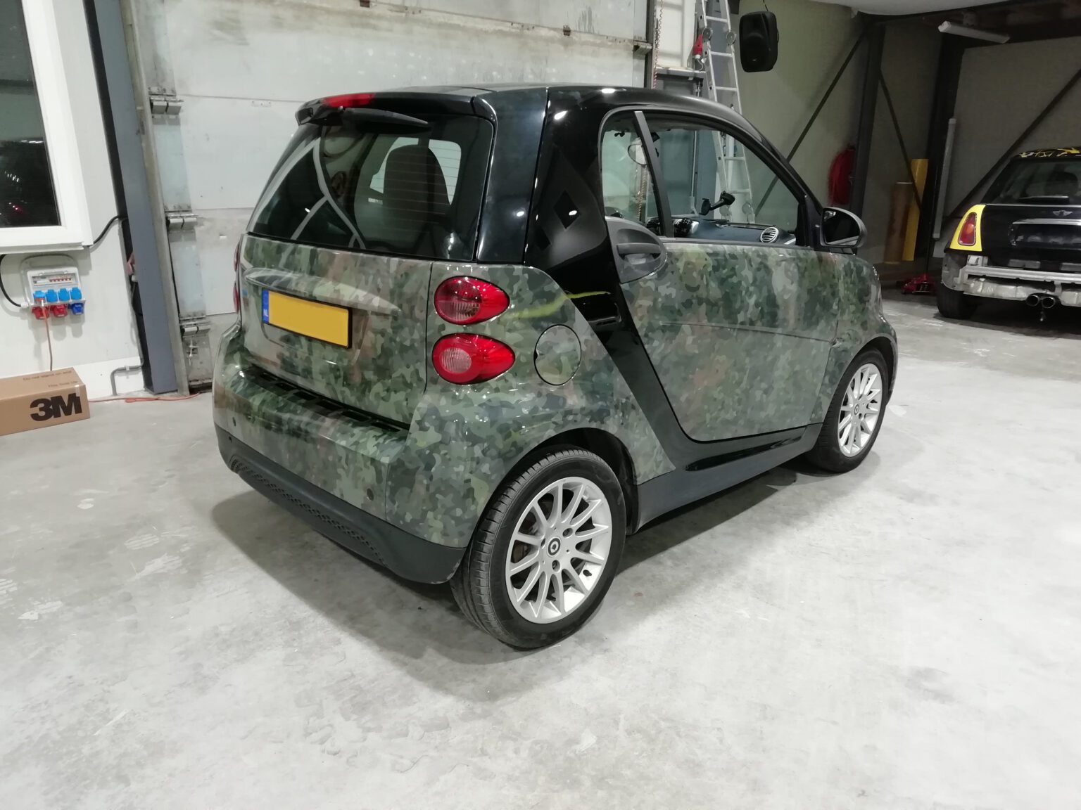 Smart - Car Wrapping, camouflage print | Trim-Line Zevenbergen