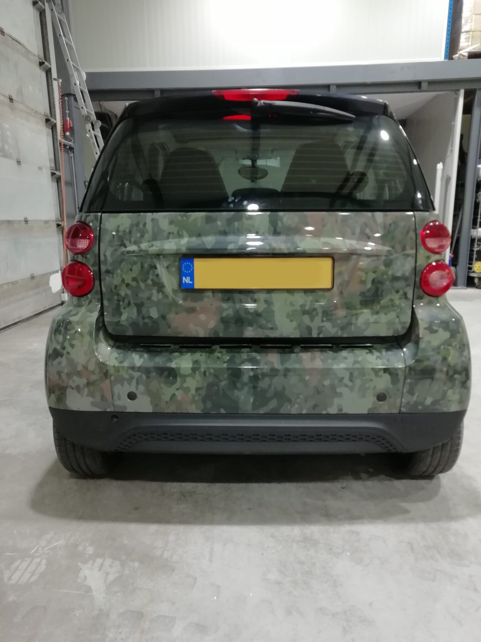 Smart - Car Wrapping, camouflage print | Trim-Line Zevenbergen