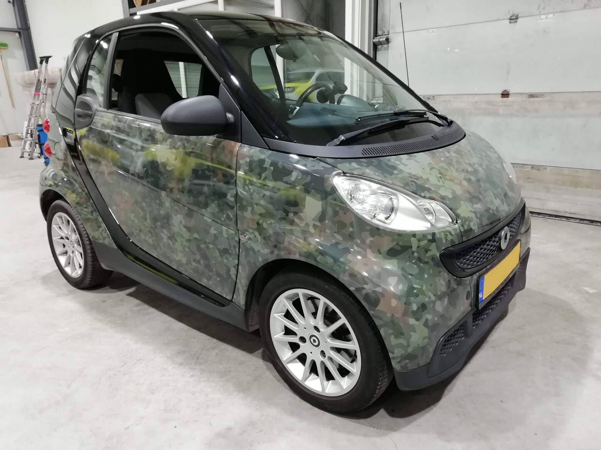 Smart - Car Wrapping, camouflage print | Trim-Line Zevenbergen